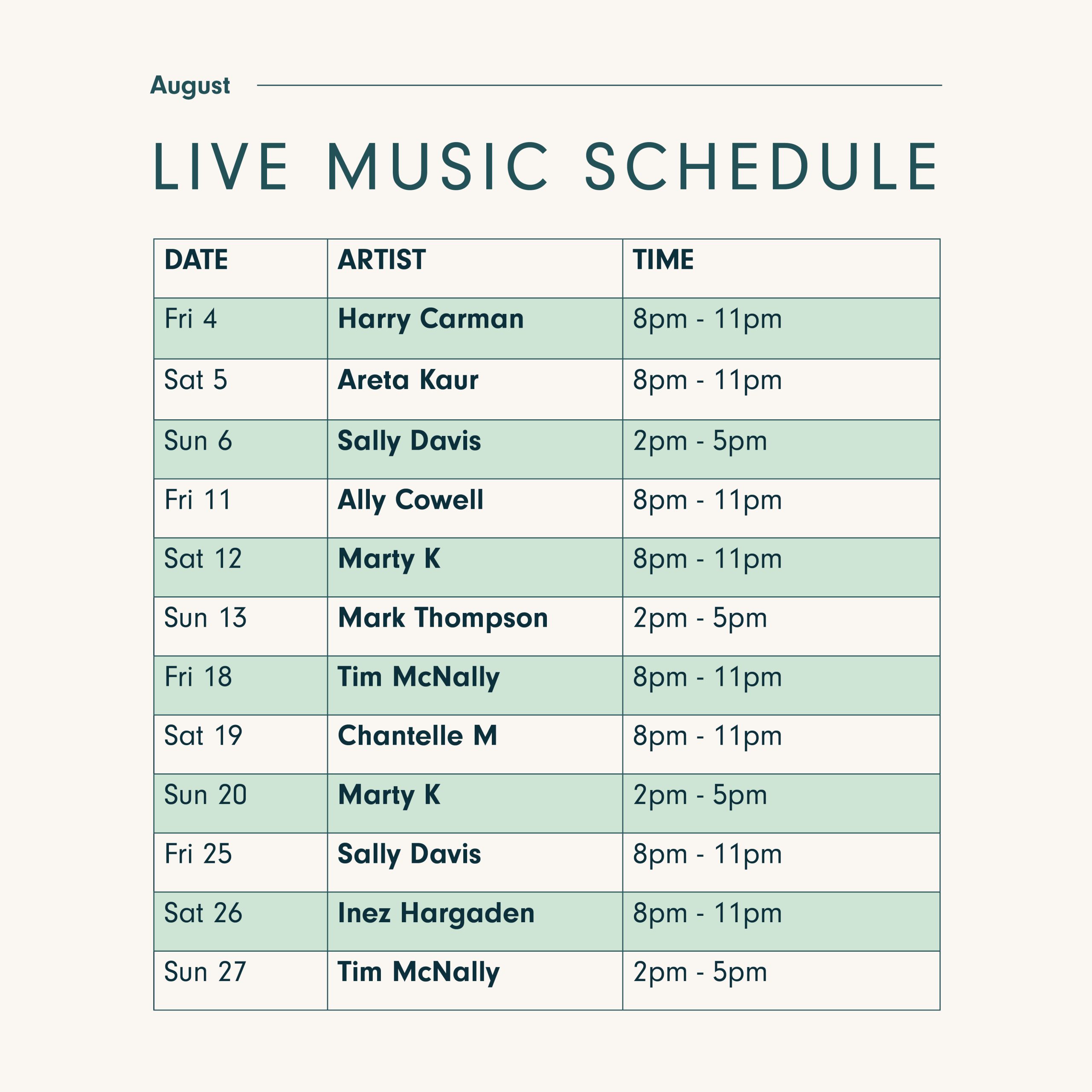 Live Music – Walt and Burley